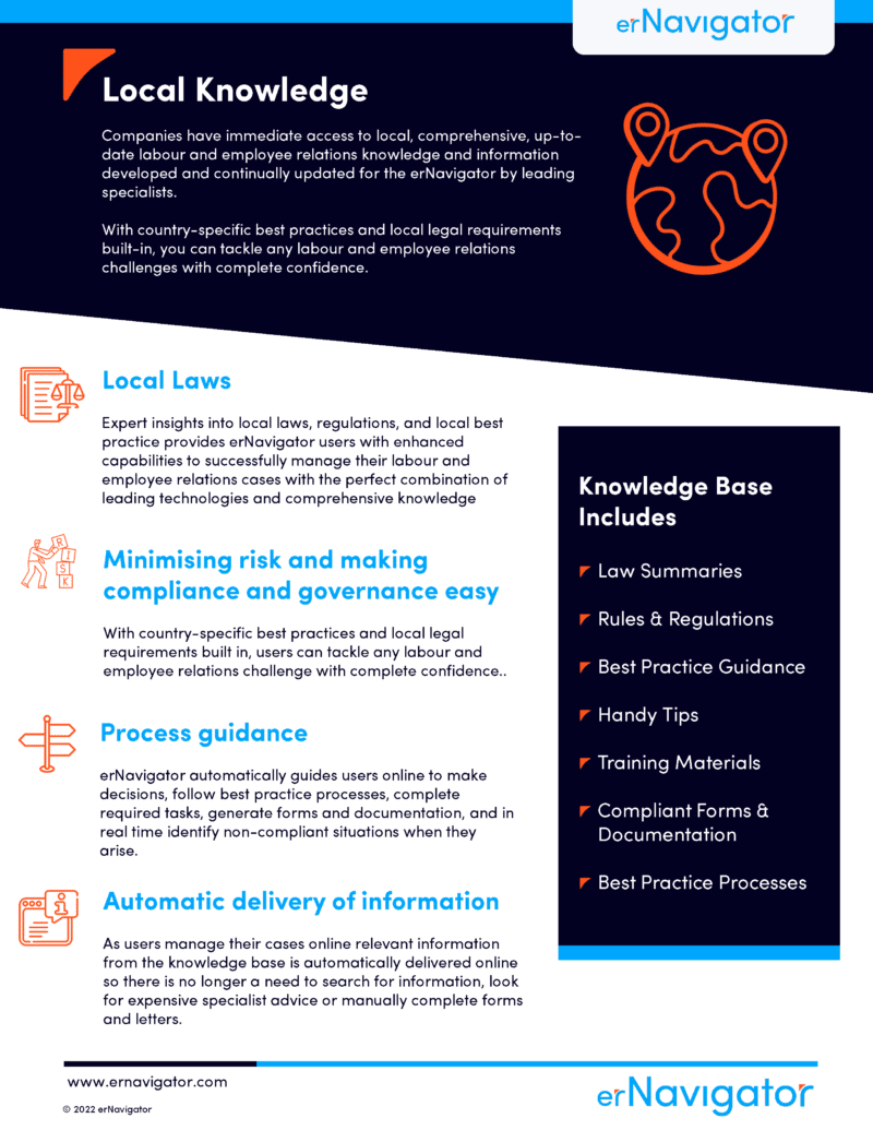 erNavigator – Labour Relations Management Software